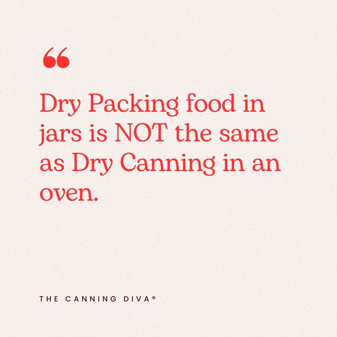 Dry Canning versus Dry Packing | The Canning Diva